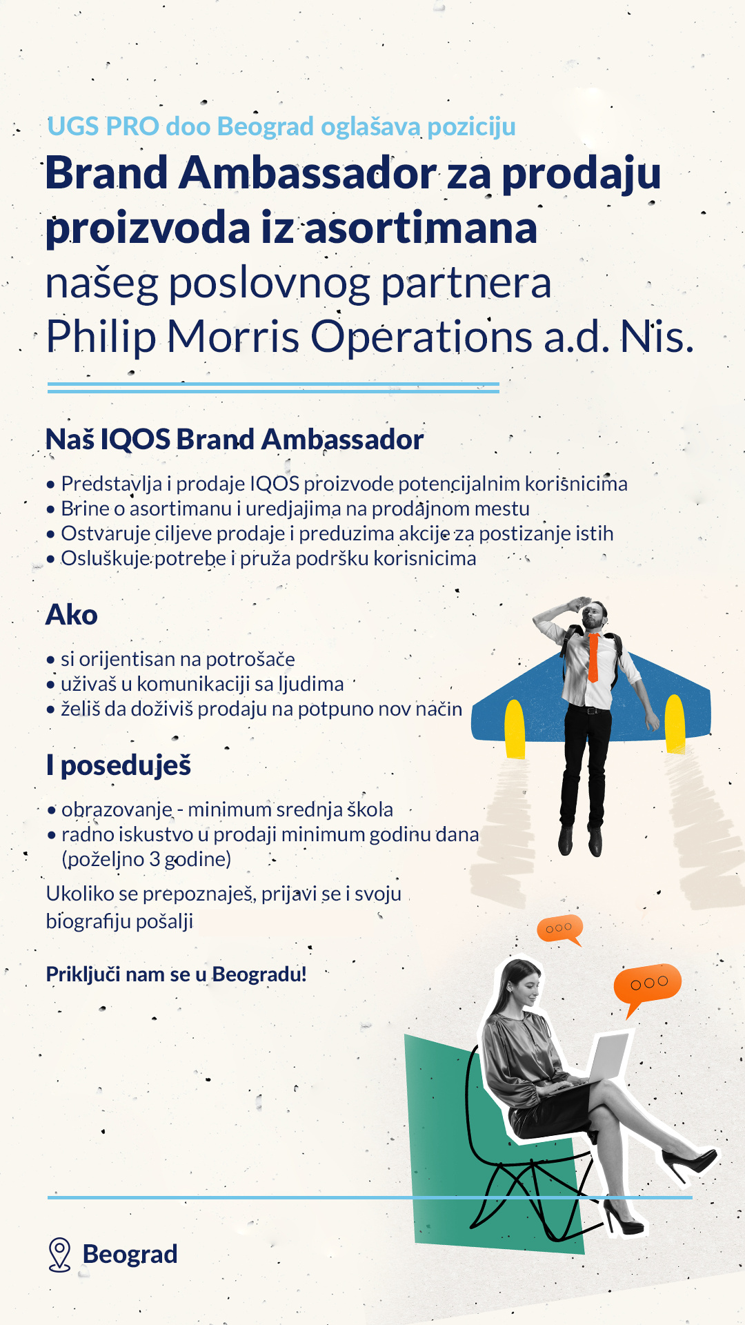 Brand Ambassador - UGS PRO d.o.o. | Poslovi Infostud